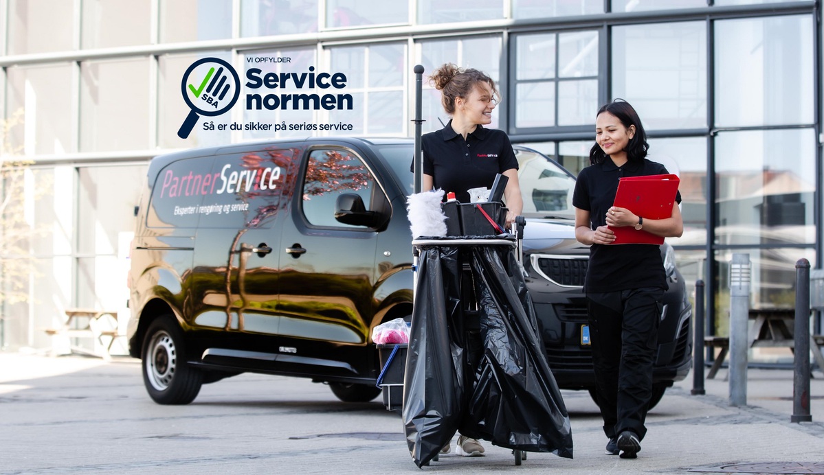 PartnerService A/S opfylder Servicenormen